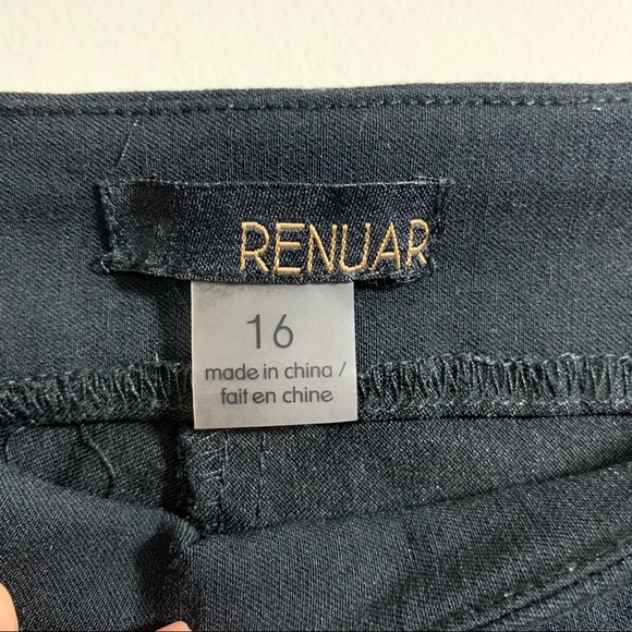 Renuar | Pants & Jumpsuits | Renuar Black Pull On Capri Comfort Pant 6 ...